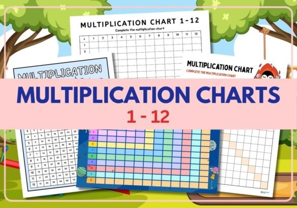 Multiplication Chart 1-12 | Free Printables PDF